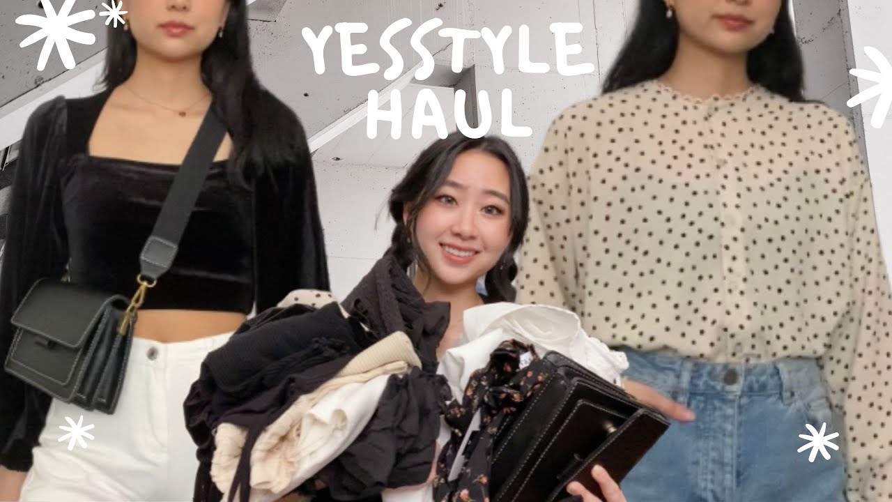 huge $200 yesstyle haul + try-on (honest review) // korean fashion and ...