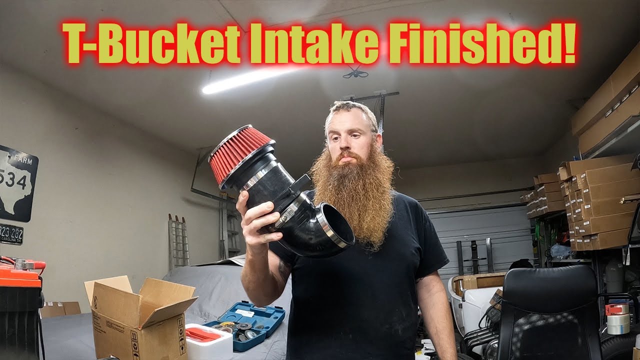T Bucket Air Intake Fabrication and Installation - YouTube