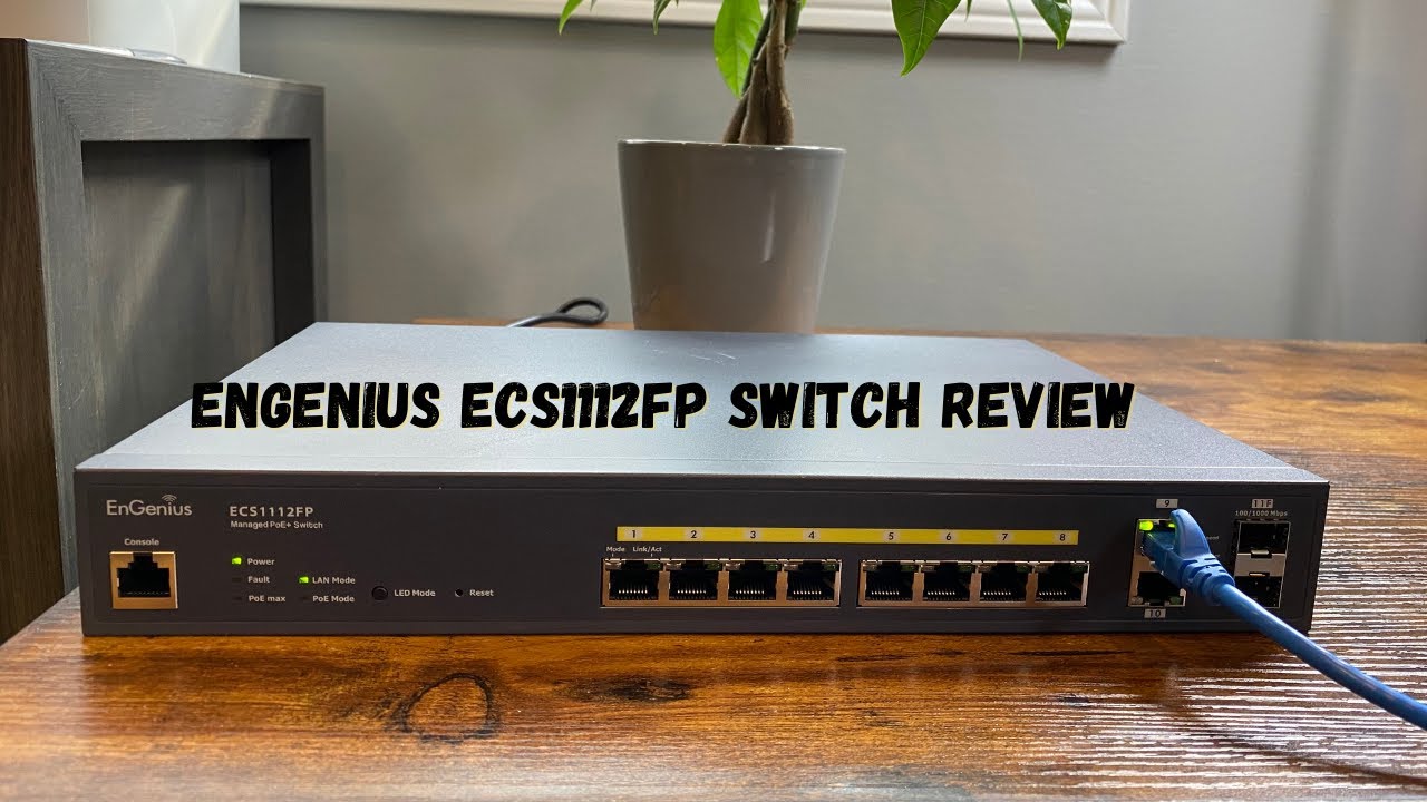 EnGenius ECS1112FP Switch Review - YouTube