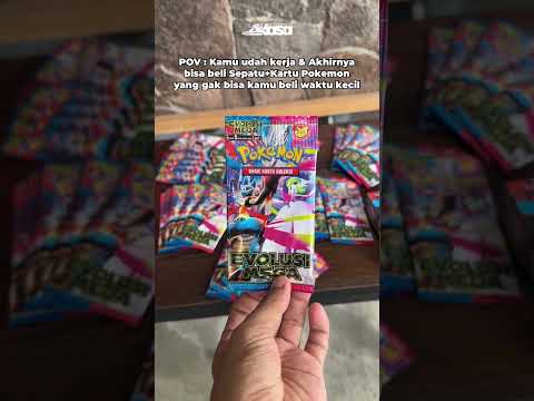 POV : KAMU UDAH KERJA BELI SEPATU + KARTU POKEMON ✨👀