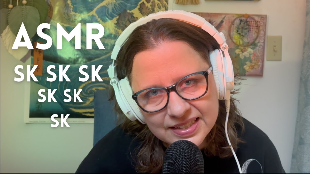 ASMR 💛 8 Minutes of Sk Sk Sk Mouth Sounds (old-school ASMR) - YouTube