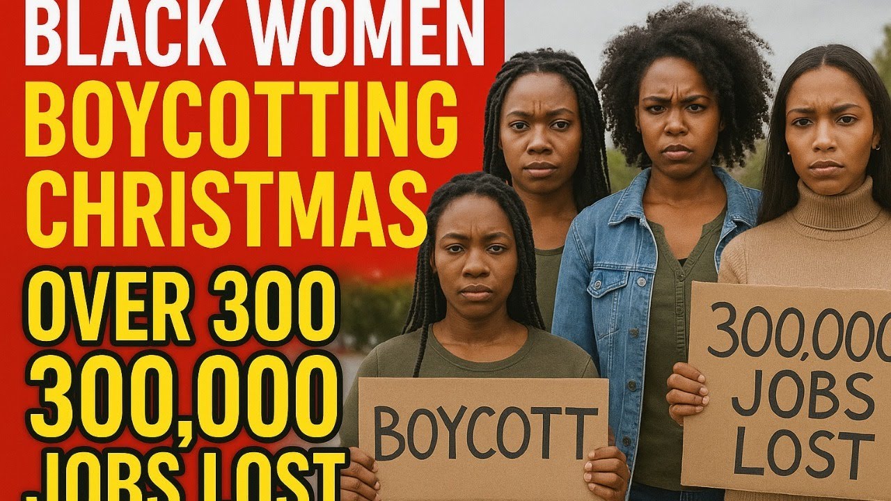 Black Women Boycott Christmas Over 300k Job Loss! - YouTube