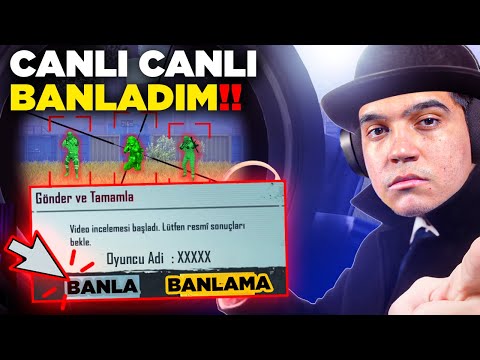 HİLECİLERİ İZLEDİK! ADAMI CANLI CANLI BANLADIM! | PUBG Mobile