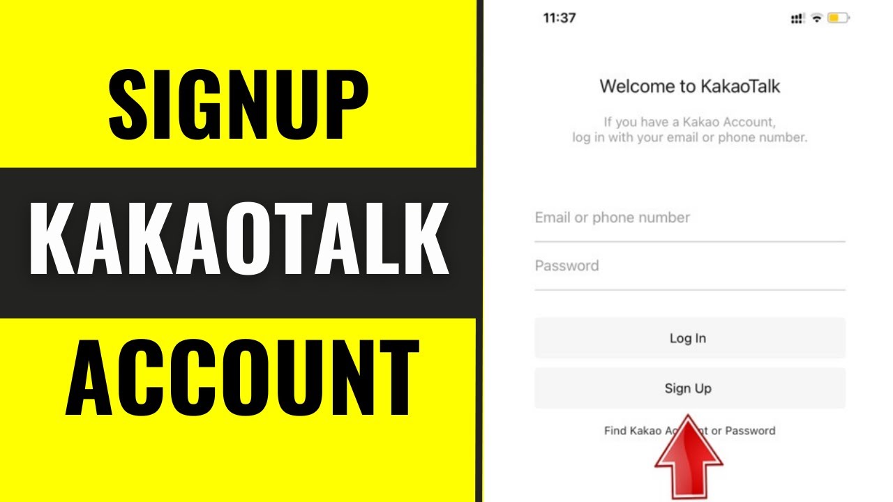 Kakao Talk Sign Up: How to Create or Register Kakao Talk Account - YouTube