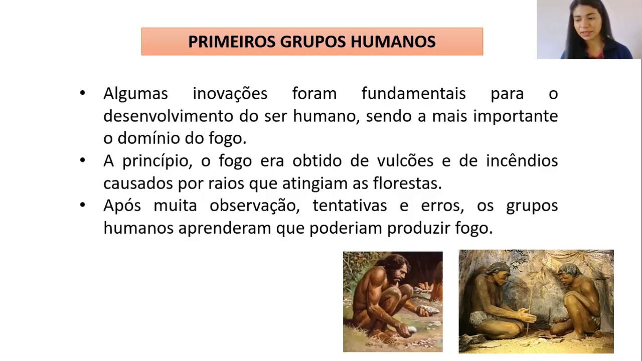 AULA DE HISTÓRIA DO 6º ANO - Os primeiros humanos da pré história - YouTube