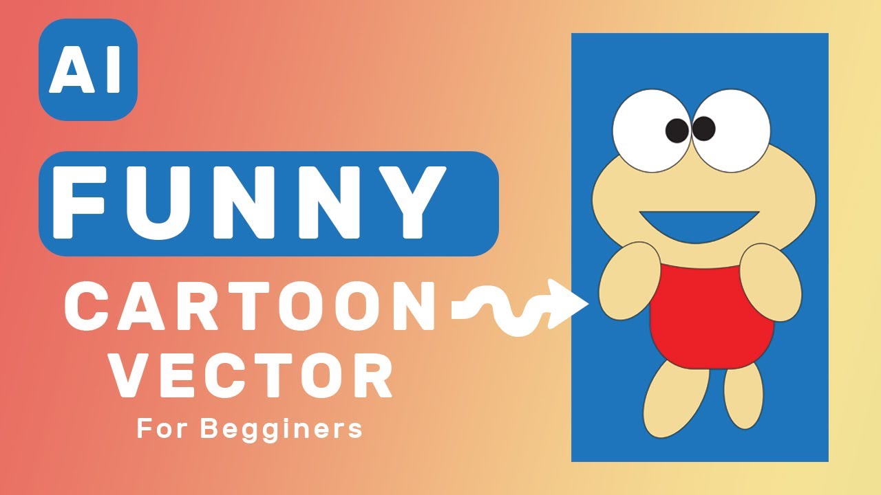 How To Make Funny Vector Cartoons With Adobe Illustrator Step By Step ...