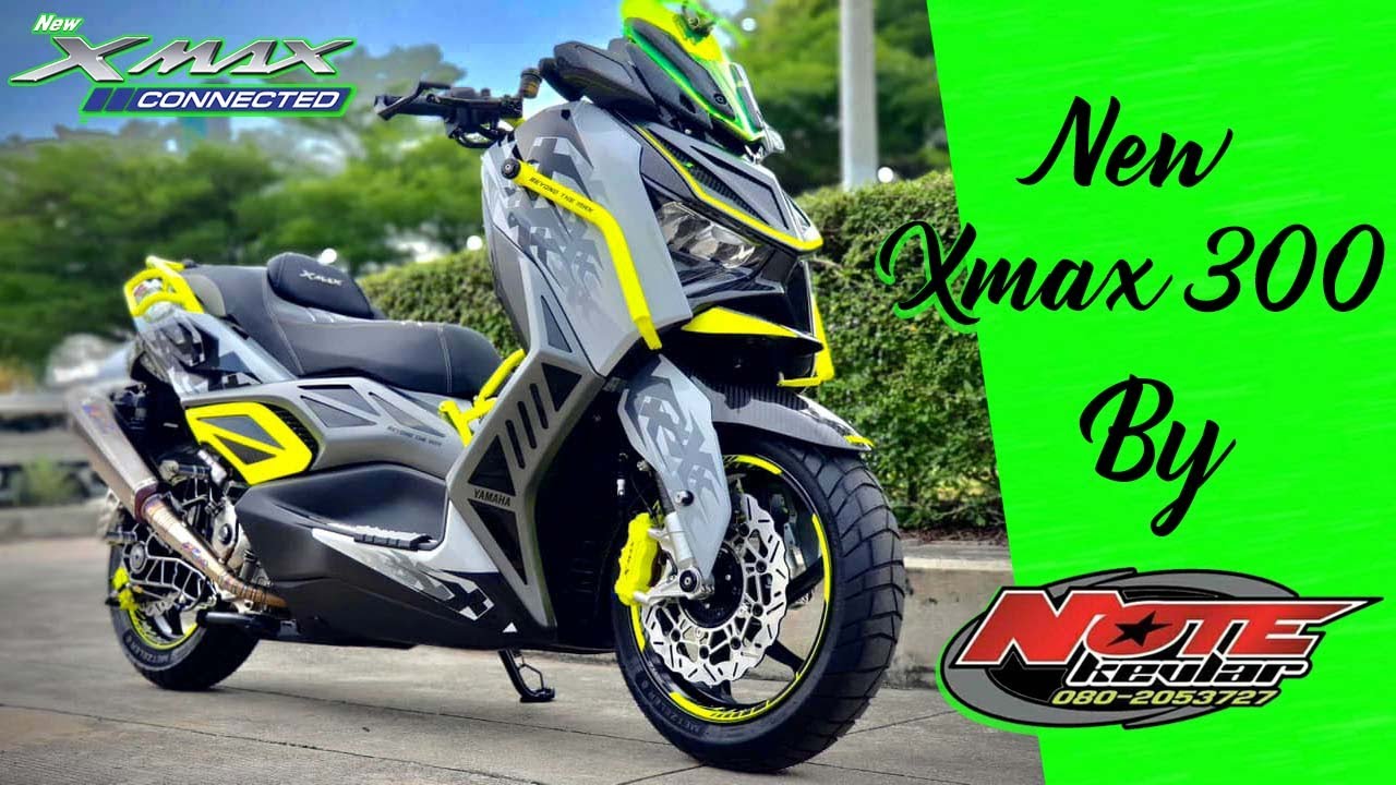 New Xmax 300 By. Notekevlarshop - YouTube