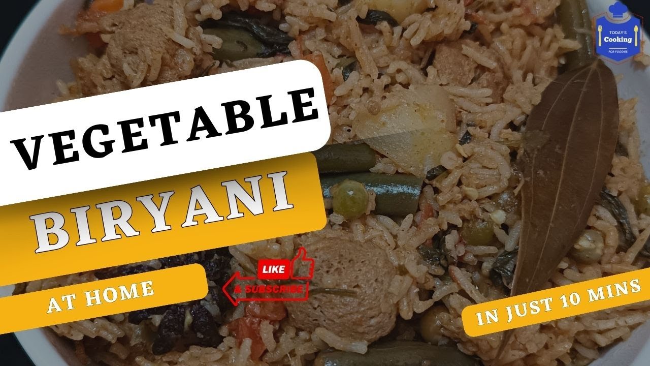 Veg Biryani Recipe | Vegetable Biryani | Lunch Box Recipes - YouTube