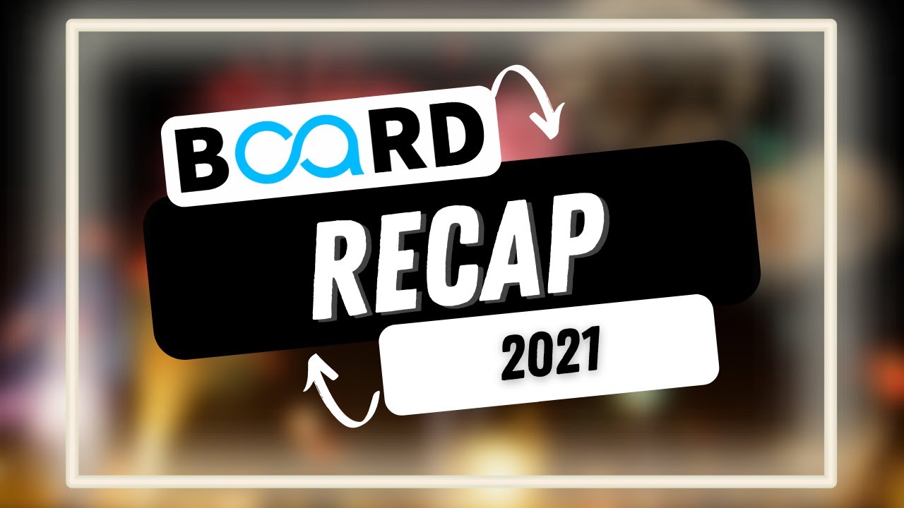 Board Infinity Recap 2021 | Year In Review - YouTube