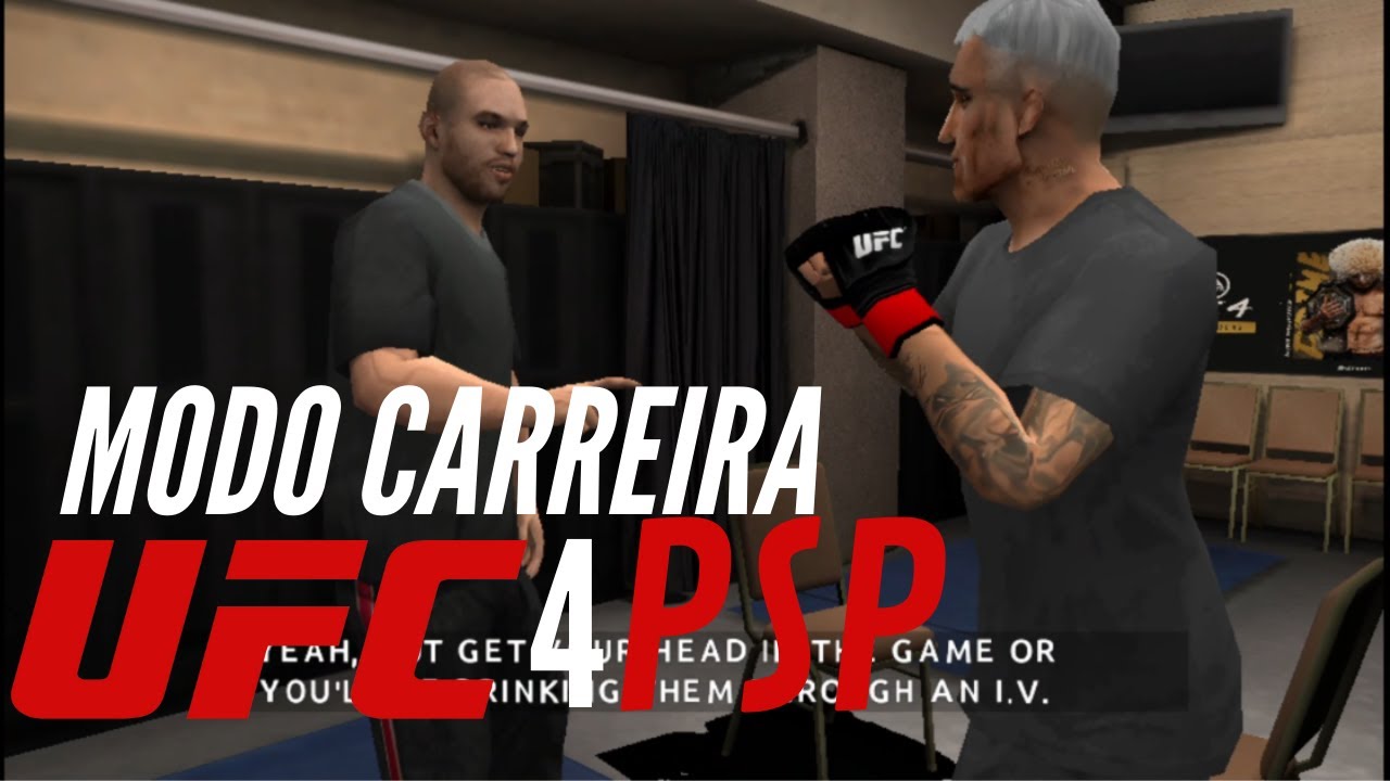 MODO CARREIRA UFC PSP MOD UFC 4 #1 - YouTube