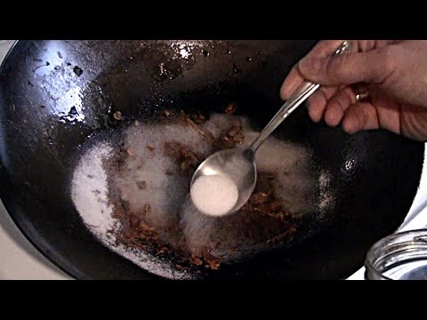 How To Clean And Restore A Burnt Wok (Seasoning A Carbon Steel Wok) How ...