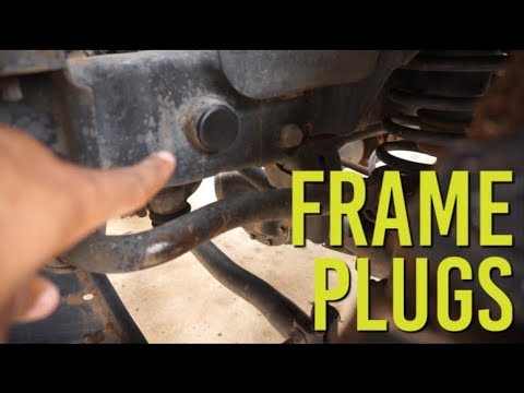 Jeep JK Frame Plugs ($6) - YouTube