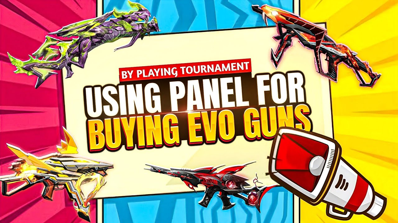 Using Panel 🤯 To Buy All Evo Guns 🔫 | Solo Tournament Free Fire 🔥 - YouTube