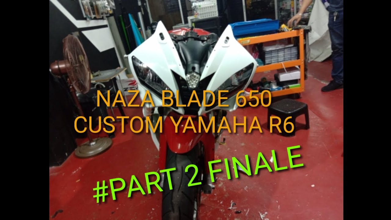 Naza blade 650 convert yamaha R6 | part 2 | finale - YouTube