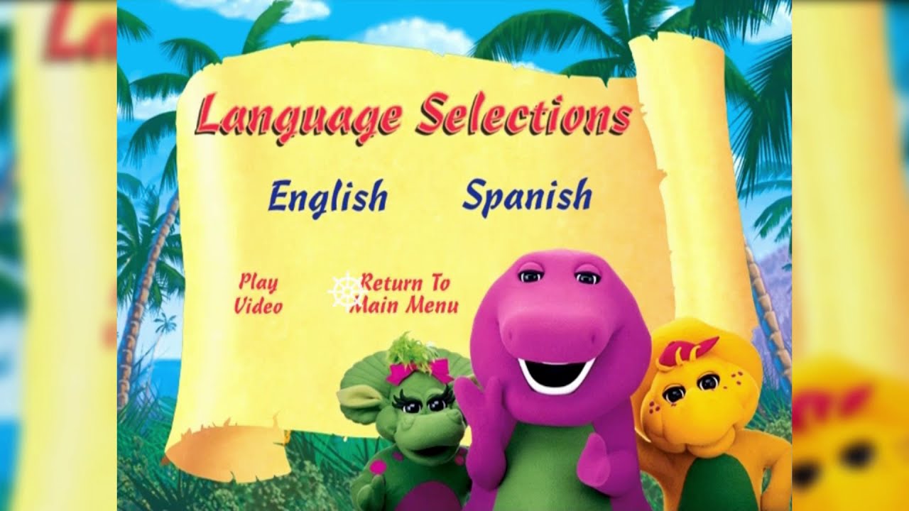Barney Imagination Island (2004) DVD Menu - YouTube
