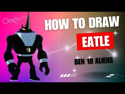 Ben 10 Eatle drawing/Ben 10 aliens/easy/cartoon /drawing video - YouTube