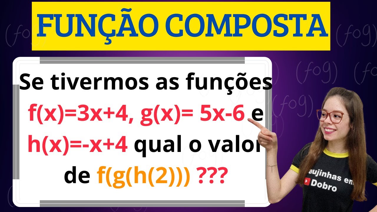 | FUNÇÃO COMPOSTA | APRENDA DE FORMA RÁPIDA E SIMPLES llEXERCÍCIO ...