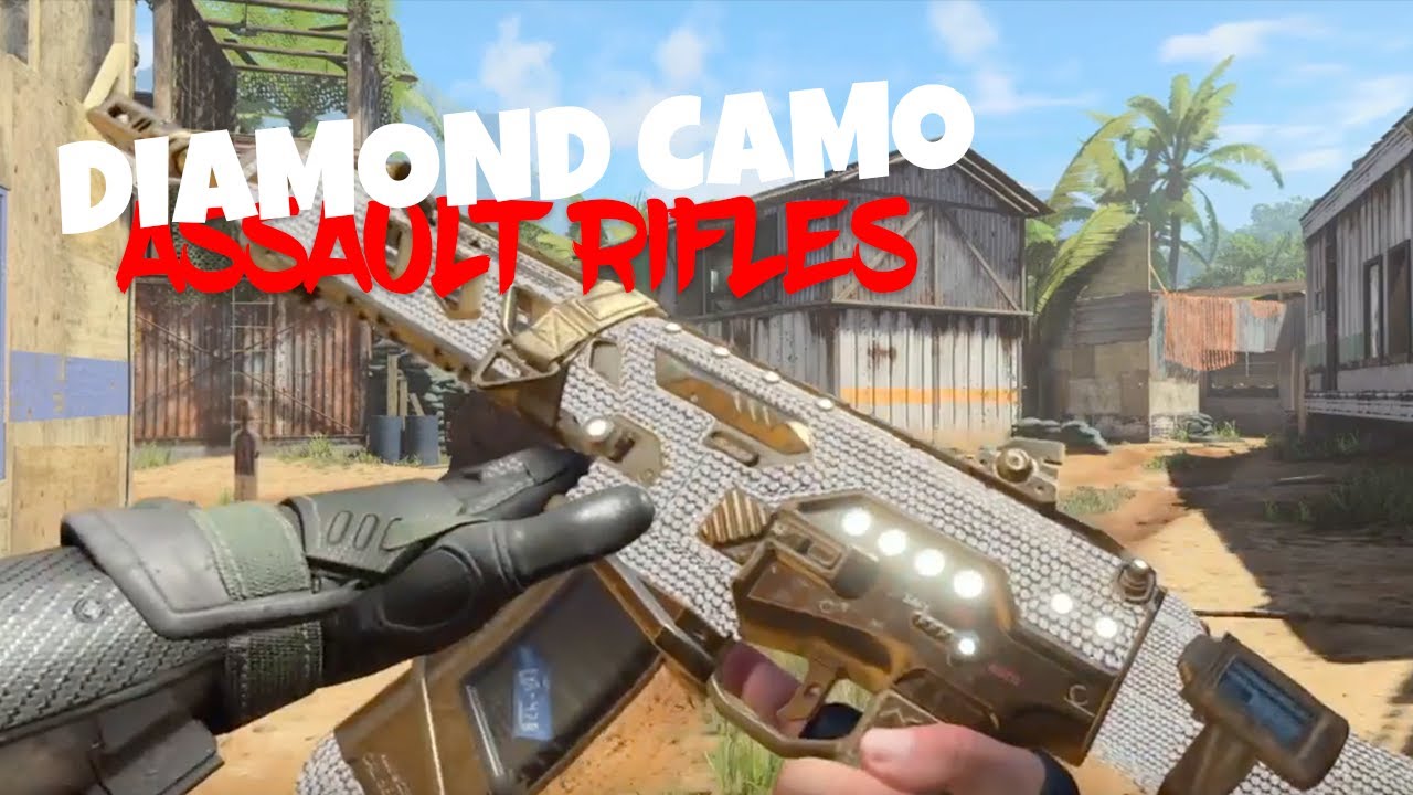 Black Ops 4 DIAMOND CAMO Unlocked // All assault rifles showcase - YouTube