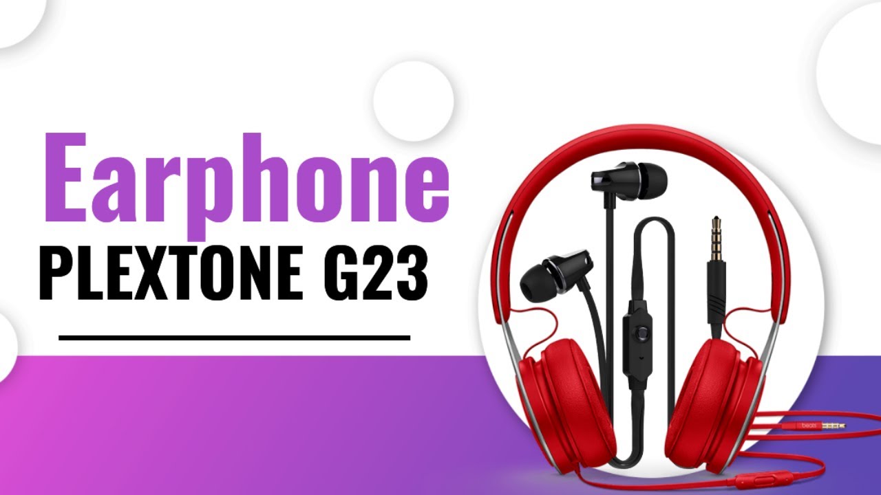 The best earphone PLEXTONE G23 Earphone Gaming Earbuds E-Sports Metal ...