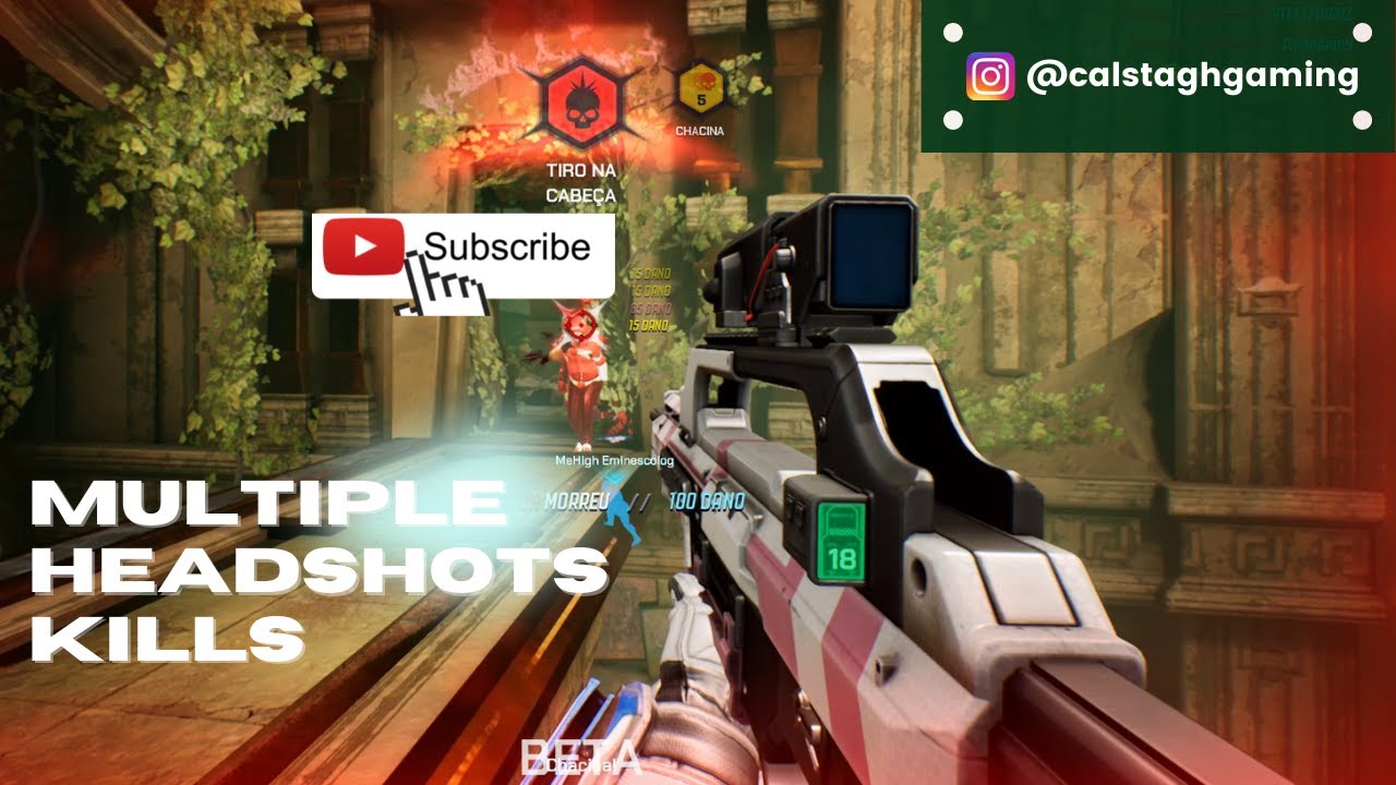 Splitgate - Multiple Headshots Kills - YouTube