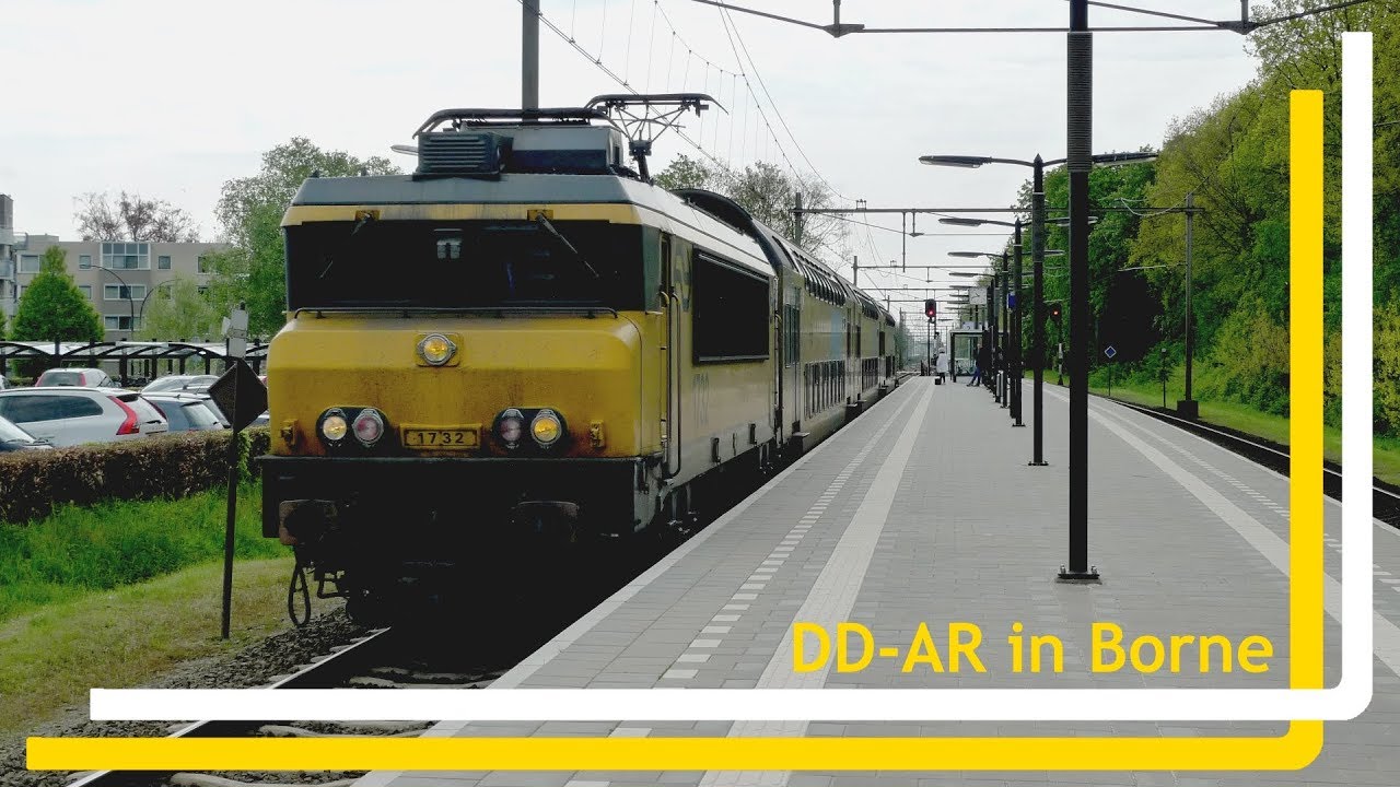 NS 1732 + DD-AR 7336 passeren station Borne // 4 mei 2017 - YouTube