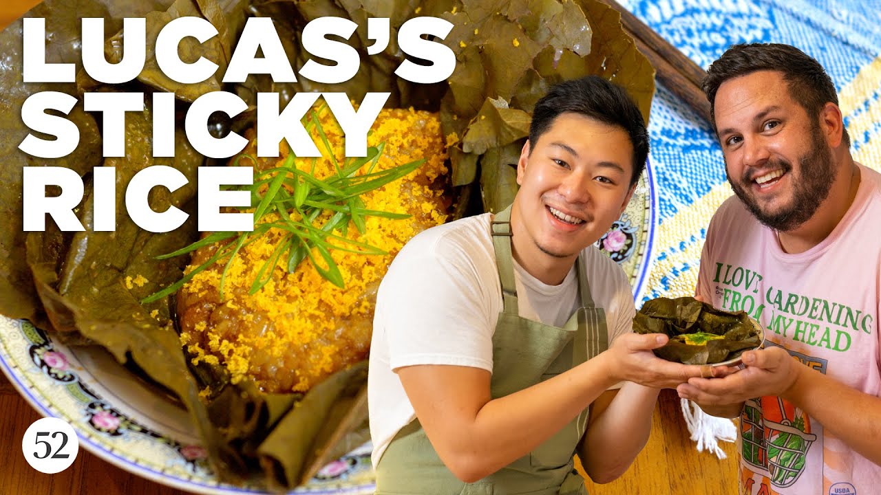 Lucas Sin's Lo Mai Gai (Sticky Rice in Lotus Leaf) | The Secret Sauce ...