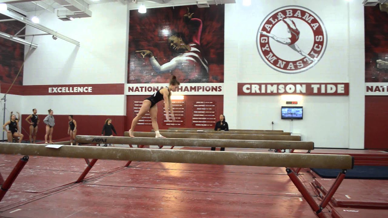 Alabama Gymnastics: Two for Tuesday with Sarah DeMeo (BB) - YouTube