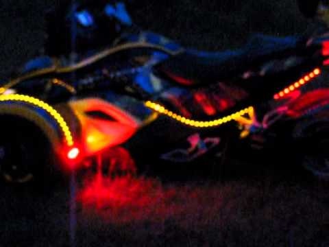 TricLED Lighting mods on Spyder - YouTube