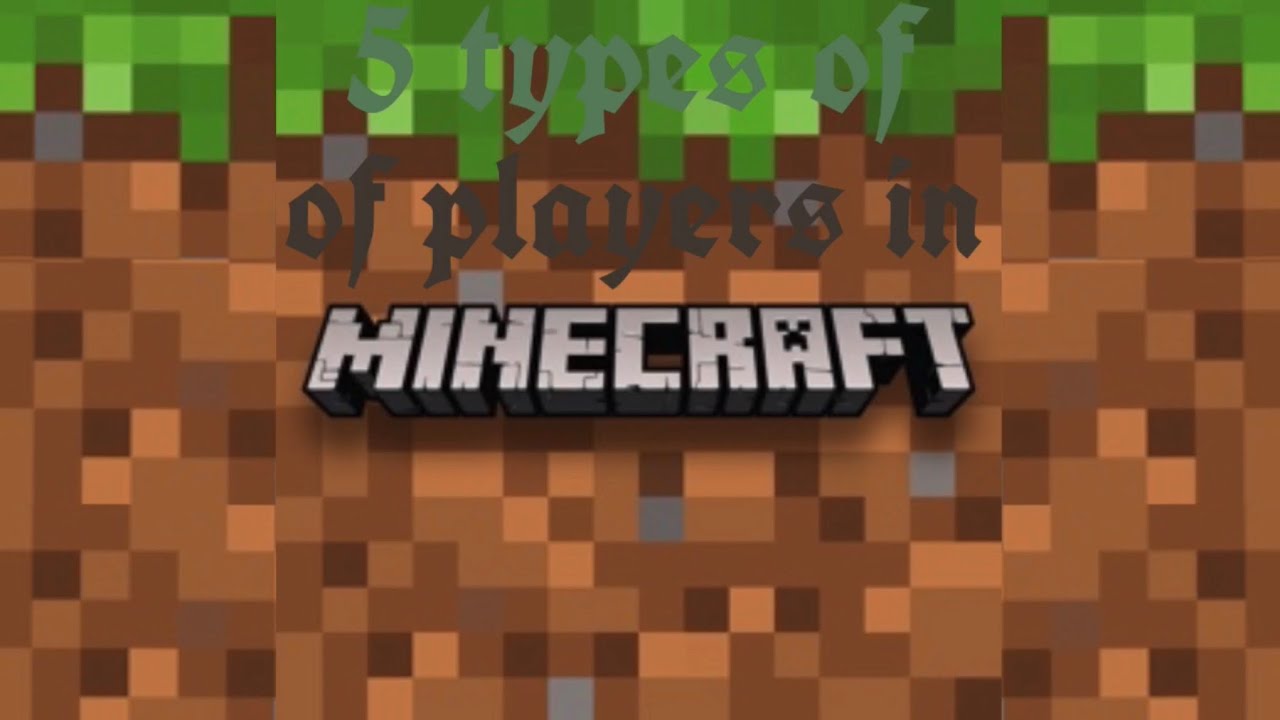 5 Types Of Players in Minecraft (minecraft obvi) Ft. TripleExx - YouTube