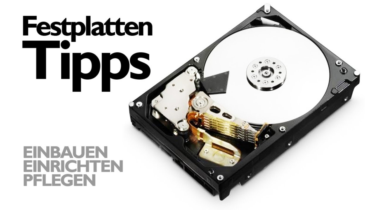 Festplatte | Richtig einbauen, einrichten und pflegen - YouTube