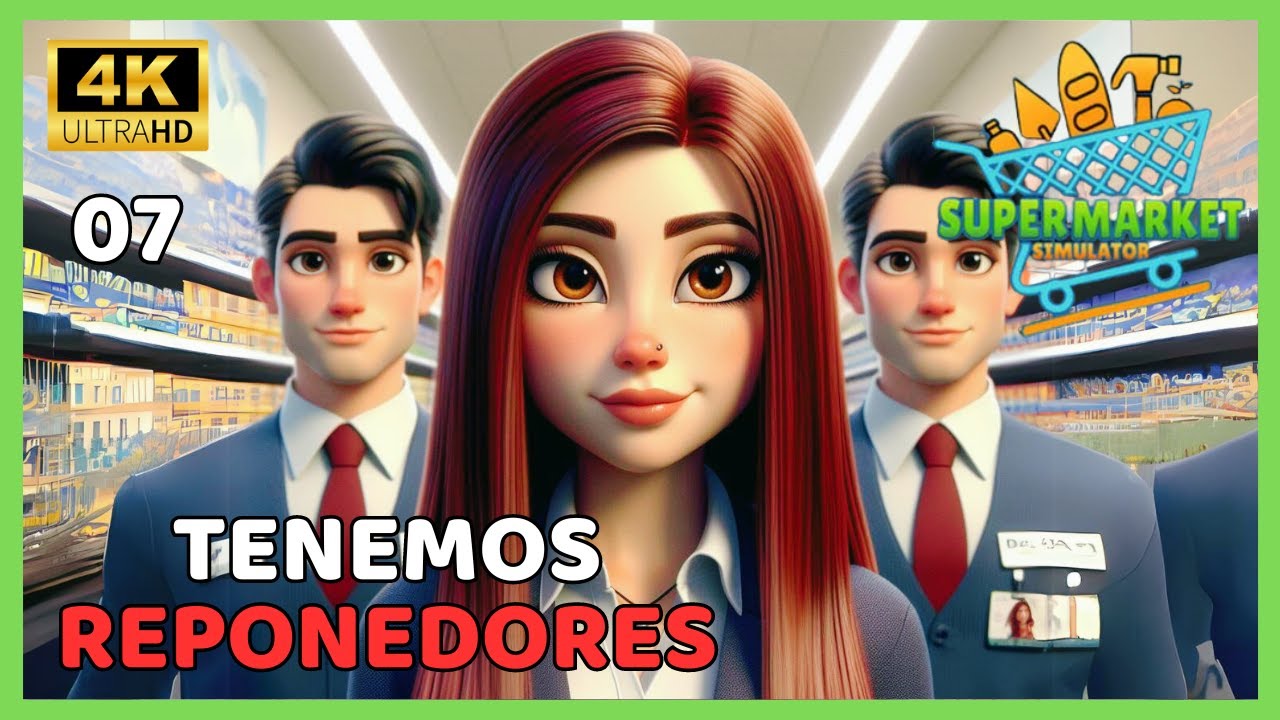SUPERMARKET SIMULATOR | PC 4K | #7 ACTUALIZACIÓN DE REPONEDORES - YouTube