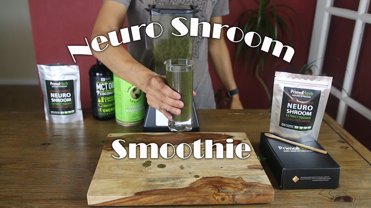 Neuro Shroom Dandelion Smoothie - YouTube