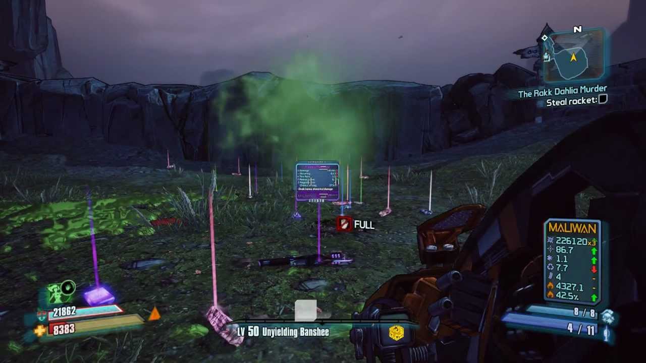 Borderlands 2 Voracidous the Invincible Siren Solo 33s - YouTube