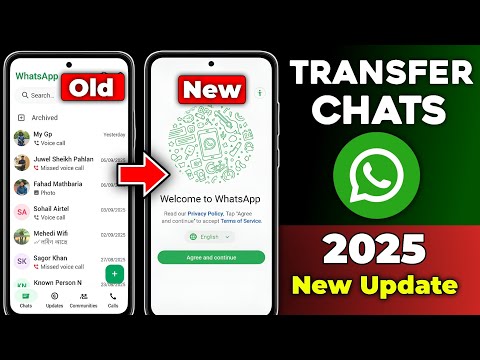 How to Transfer WhatsApp Chats From Old Phone to New Phone 2025 | Step by Step