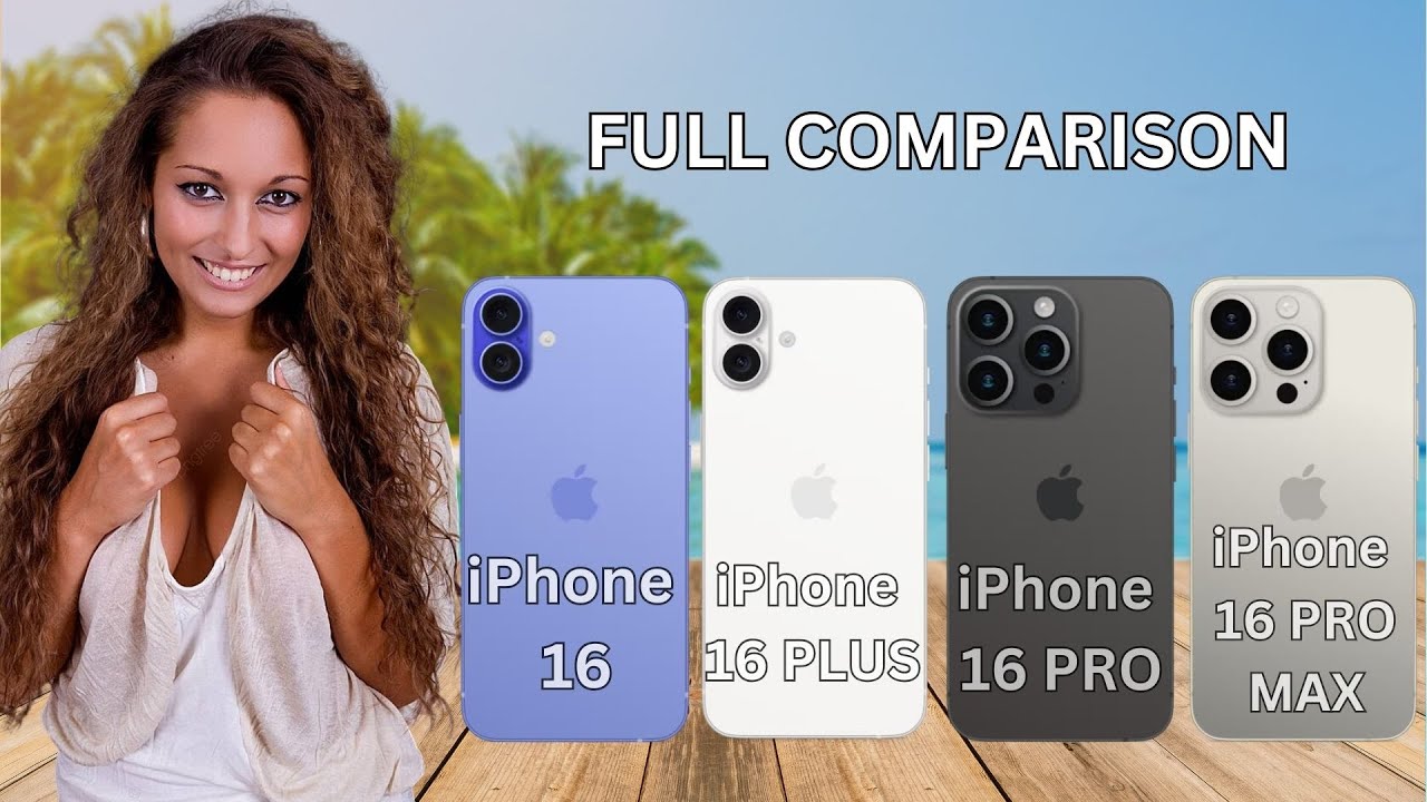 iPhone 16 Vs 16 Plus Vs iPhone 16 Pro Vs 16 Pro Max Specs Review - YouTube