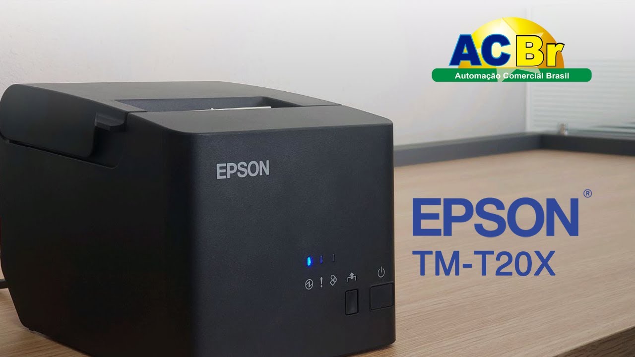 Conheça a Epson TM-T20X | Homologação ACBr - YouTube