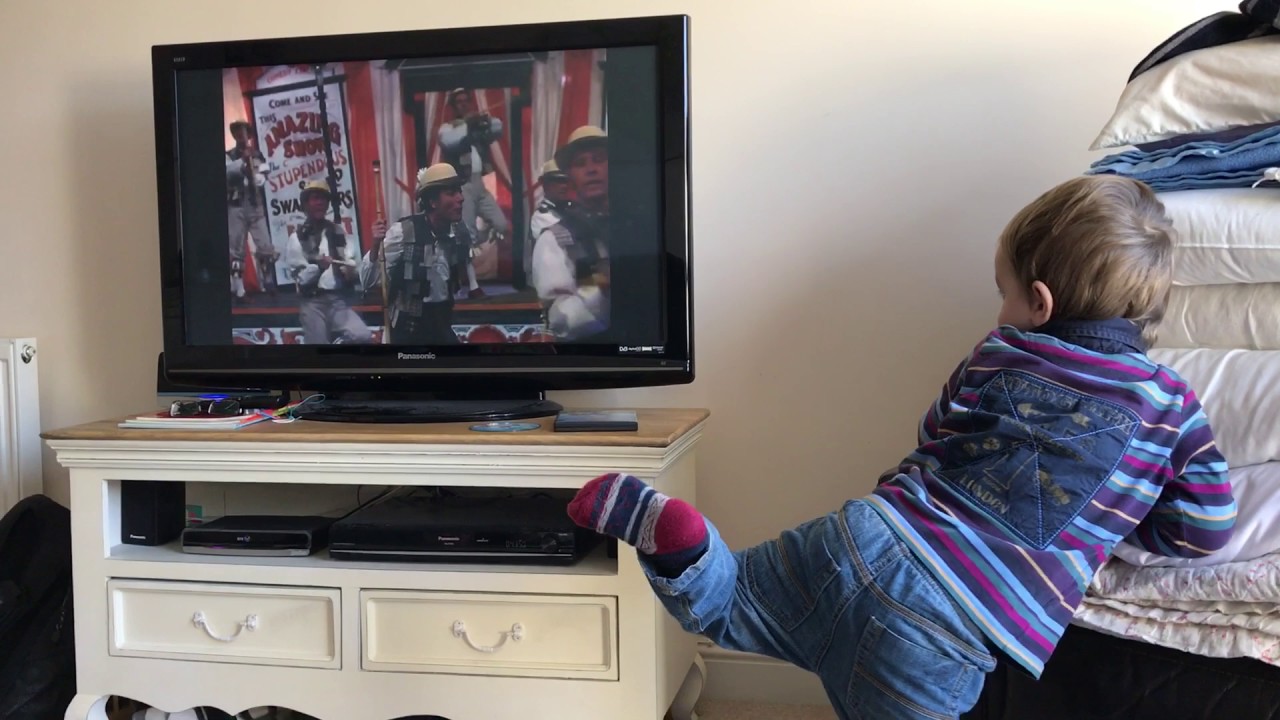 Toby dancing to Chitty Chitty Bang Bang - YouTube