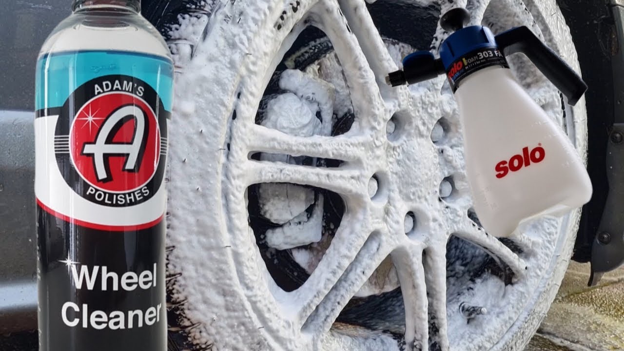 Solo Cleanline Vario Luxury Foam Sprayer & Adam's Wheel Cleaner # ...