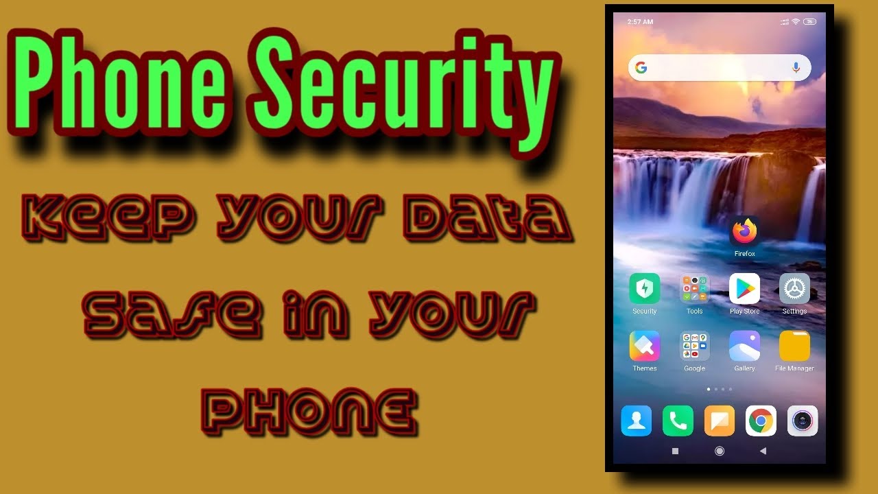 Phone Security Part 2/ Keep Your Data Safe in Your Phone - YouTube