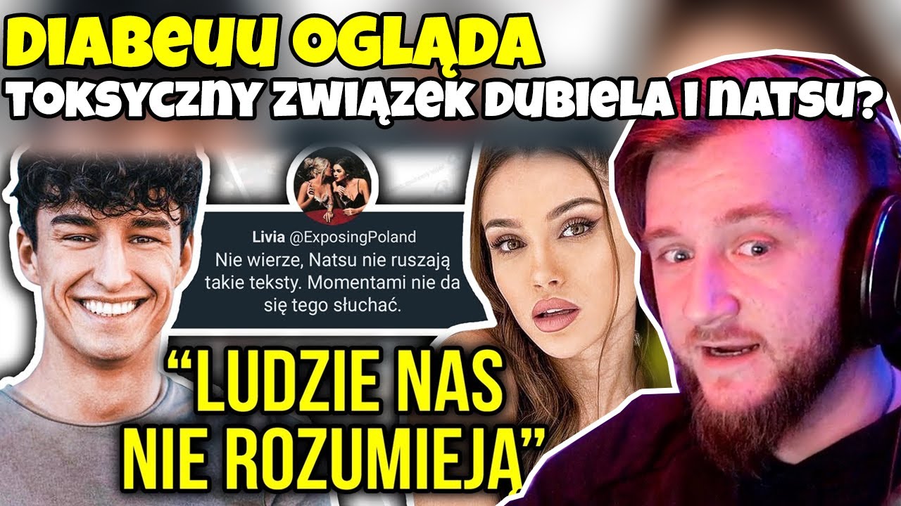 Diabeuu Reaguje na TOKSYCZNY ZWIĄZEK Dubiela i Natsu? 🚩 - YouTube