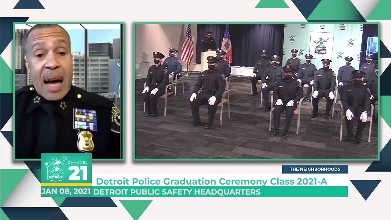 Detroit Police Department Graduating Class 2021A - YouTube