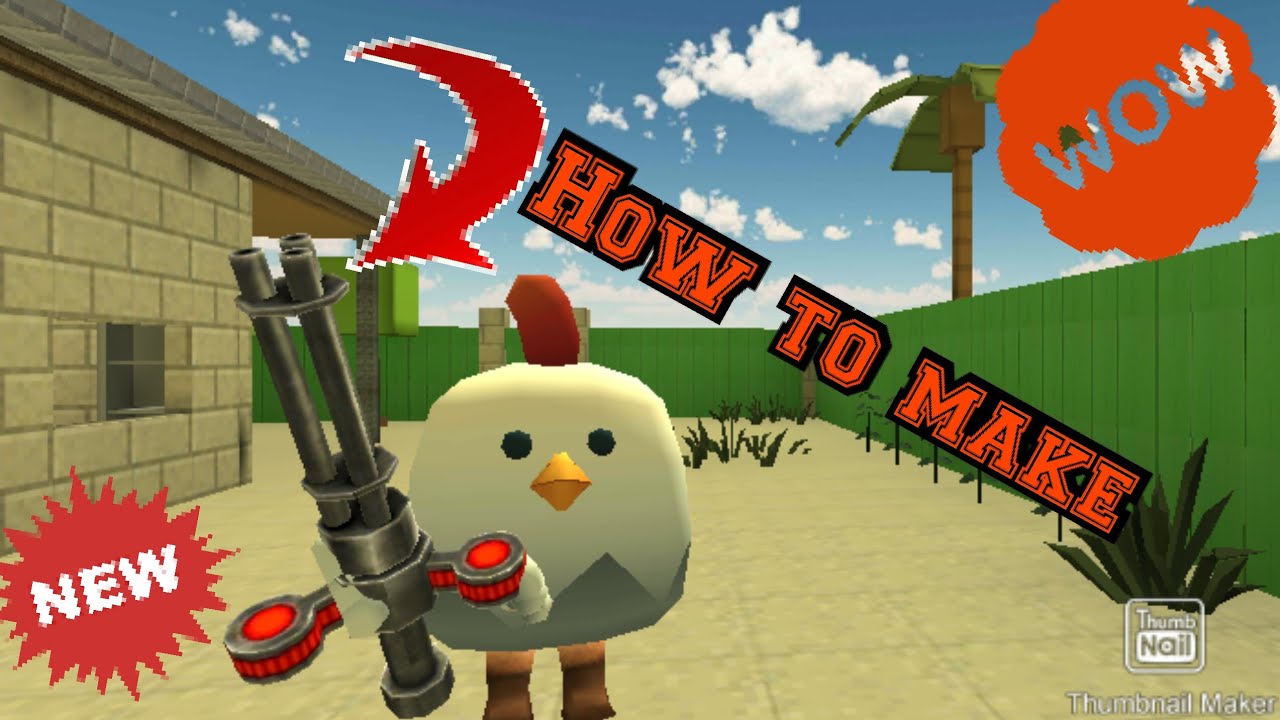 New gun glitch in chicken gun | chicken gun - YouTube