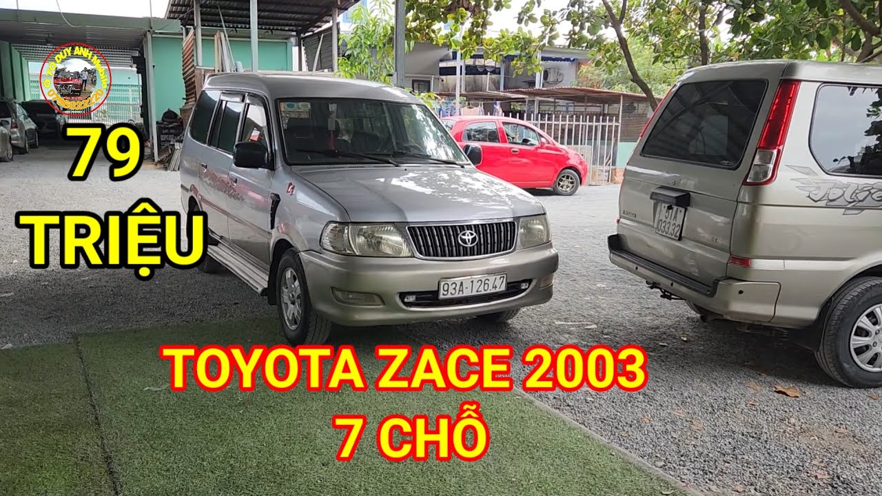 ô tô 7 chỗ giá rẻ 79 triệu toyota zace 2003 số sàn 0796822220 ...