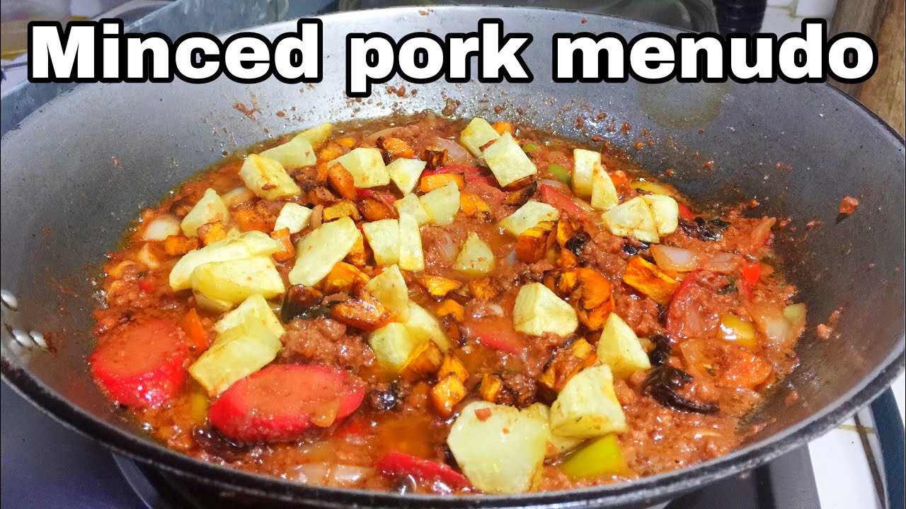 Minced pork menudo recipe | own style filipino food - YouTube
