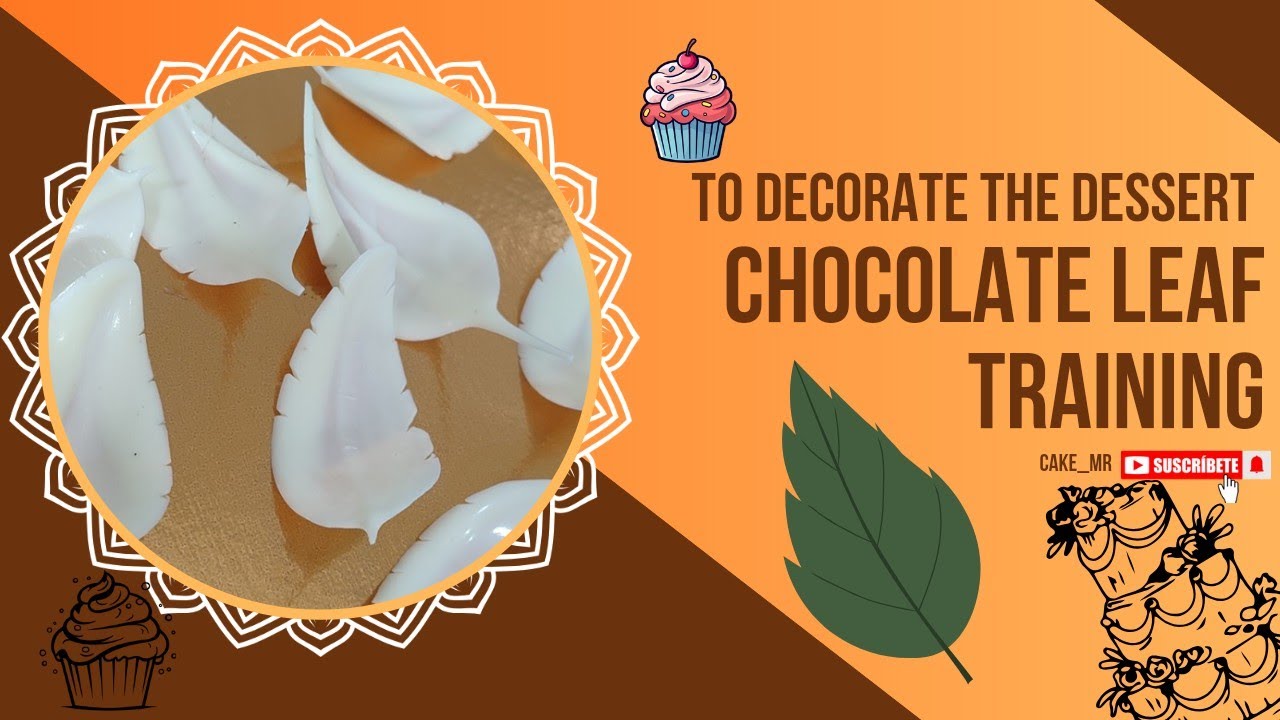 **"How to make magic leaves with chocolate! 🍫 "** @cake_mr - YouTube