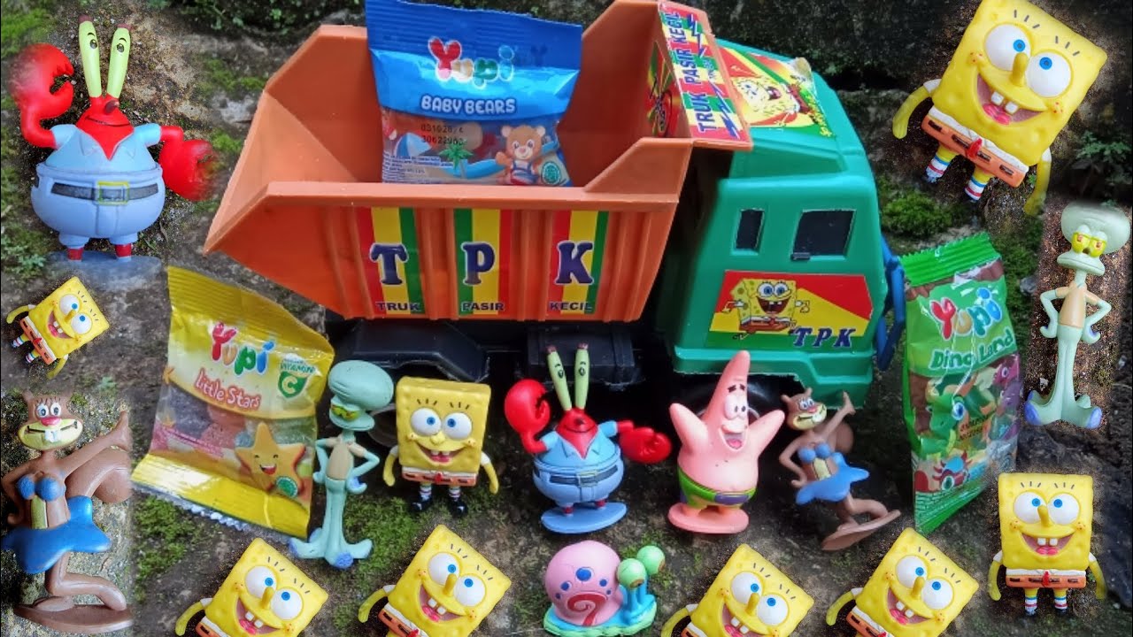 Hunting Spongebob Squarepants truk yupi babybear DINOLAND Petrik Sandy ...