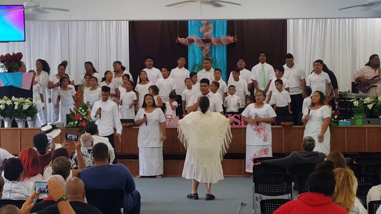 Central Samoan AOG Youth (Choir Song) Resurrection Sunday 2017 - YouTube