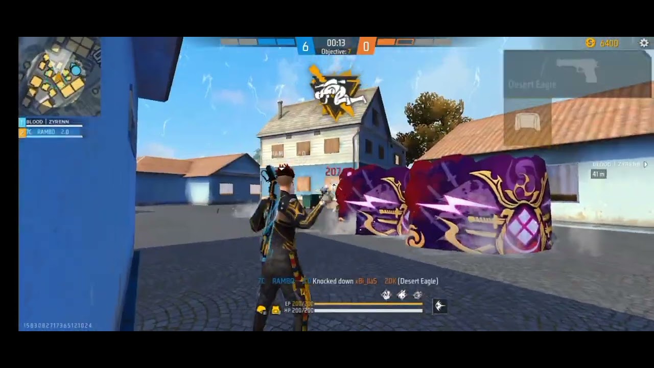 My friend Rambo's mobile game play - YouTube