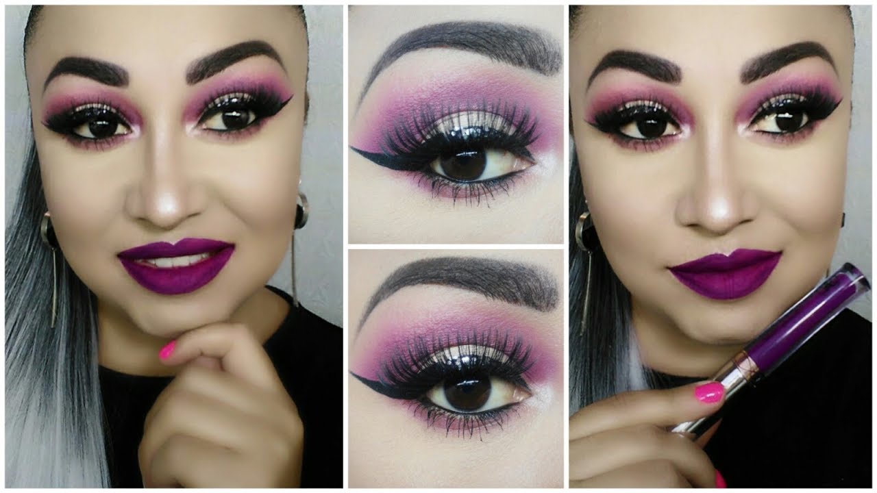 LOOK EN TONO UVA 🍇🍇 - YouTube