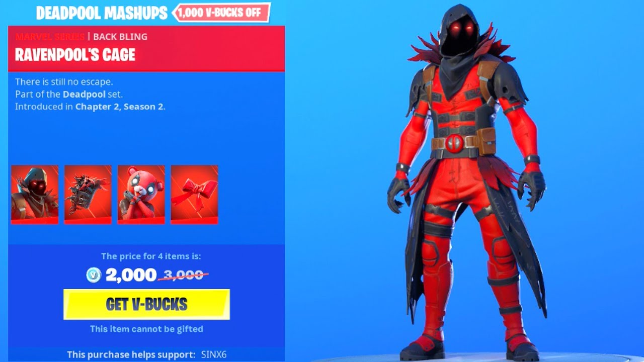 *NEW* MARVEL ITEM SHOP..! (RAVENPOOL BUNDLE) Fortnite Battle Royale ...